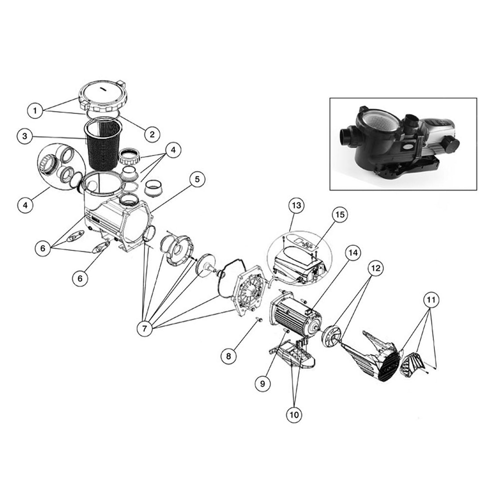 Jacuzzi JVX300 Variable Speed Pump – Swimmingpoolpartsonline.com